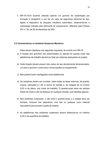 Andaime suspenso mecanico um estudo de caso | PDF