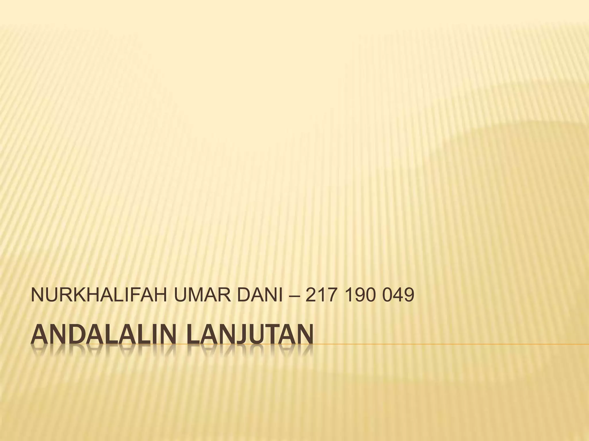 Andalalin 2020 | PPTX