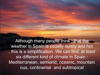 Andalucia climate | PPSX