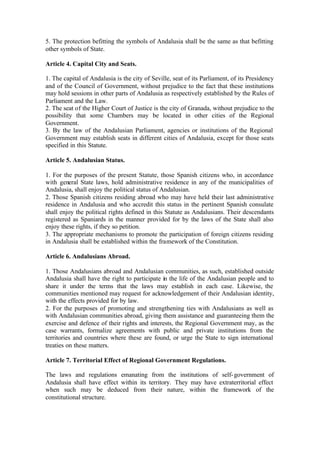 Andalusian estatute in english | PDF | Geography | Science