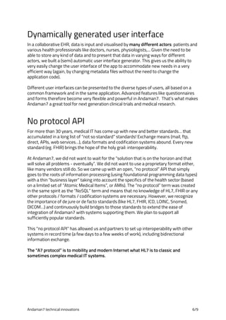 Technical innovations white paper by Andaman7 | PDF