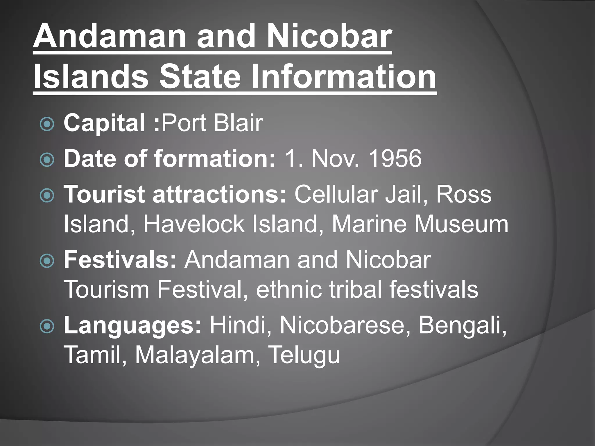 Andaman ana nicobar islands | PPTX