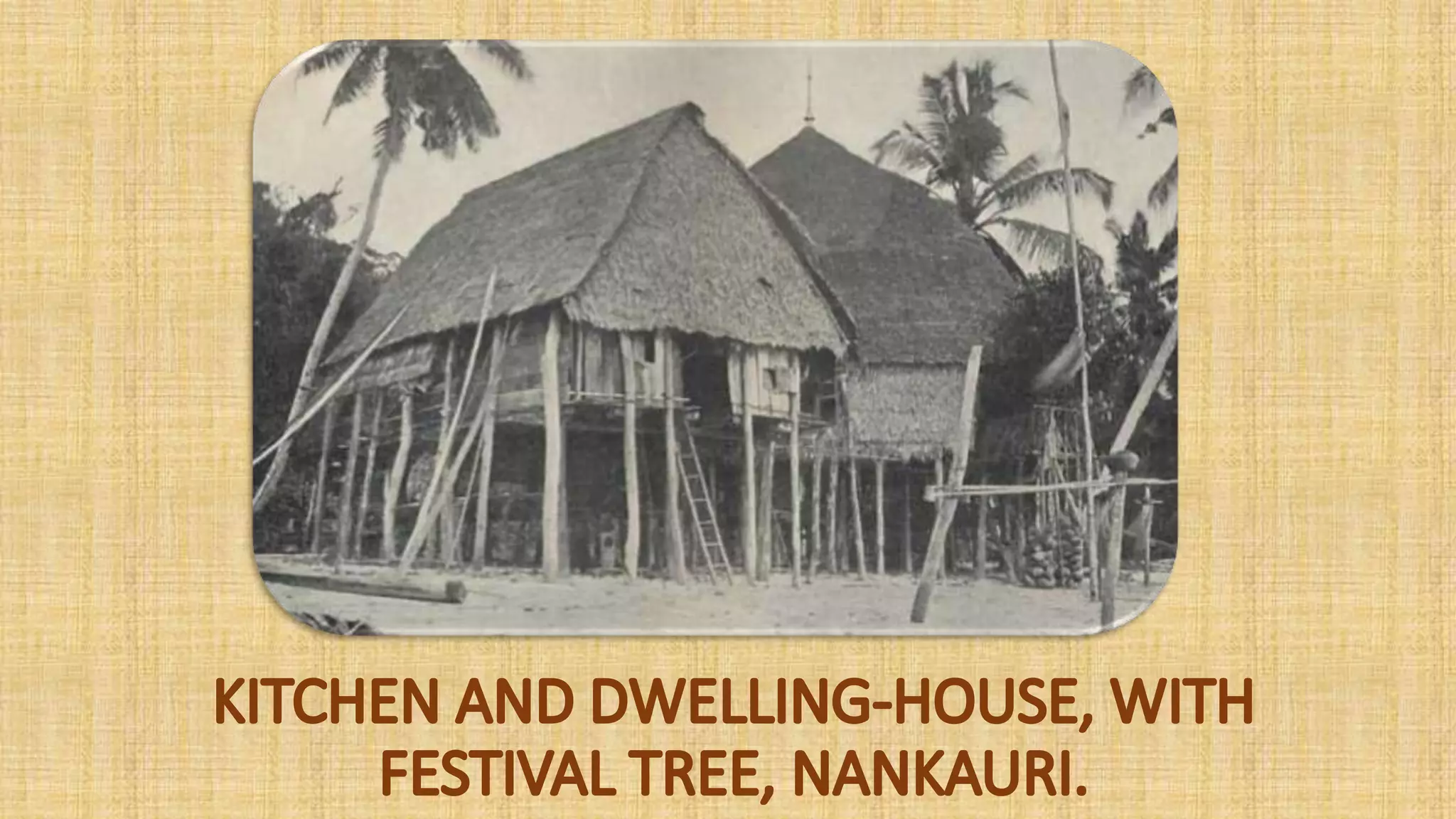 Andaman and nicobar houses (vernacular architecture india) | PPTX