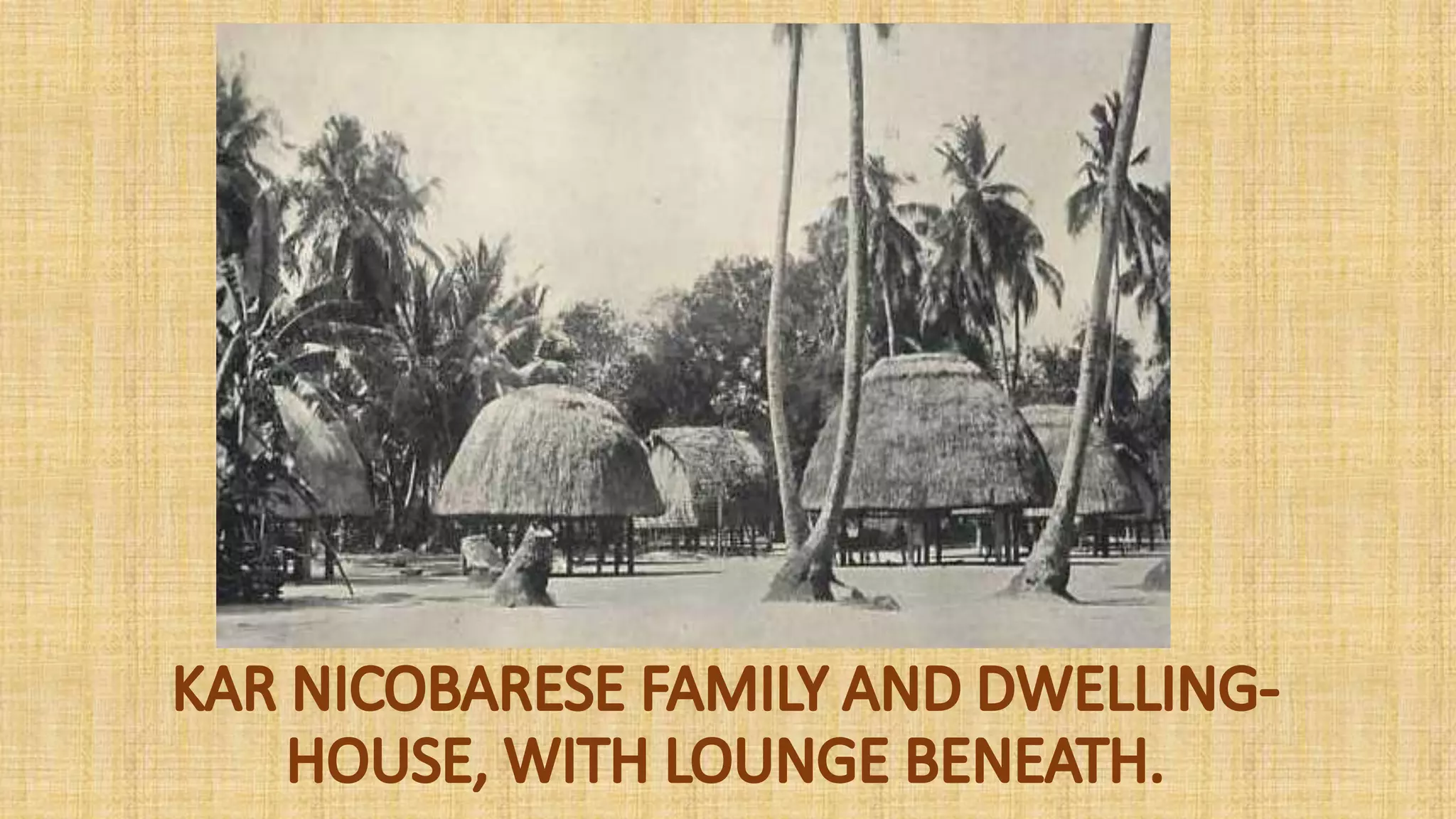 Andaman and nicobar houses (vernacular architecture india) | PPTX