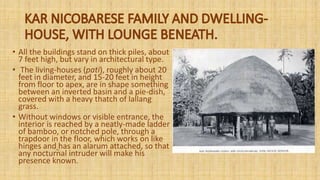 Andaman and nicobar houses (vernacular architecture india) | PPTX