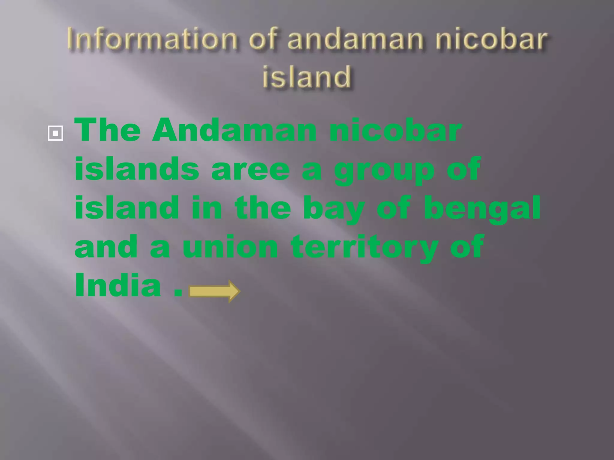 Andaman and nicobar island | PPTX