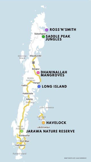 Andaman islands highlights infographics map | PDF