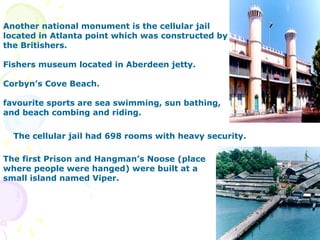 ANDAMAN NICOBAR powerpoint presentation on | PPT