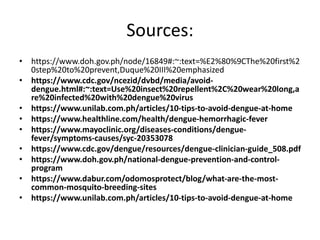 Dengue Prevention and Control Program | PPTX