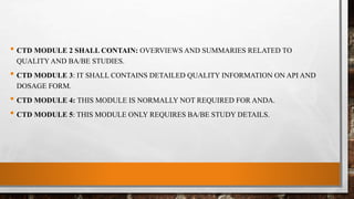 Anda submission and paragraph IV certification | PPT