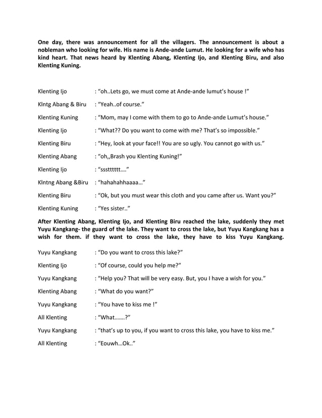 Ande ande lumut | PDF