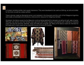 Andean Designs Mapuche investigación 2012 2013 | PDF | South America ...