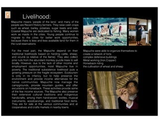 Andean Designs Mapuche investigación 2012 2013 | PDF | South America ...
