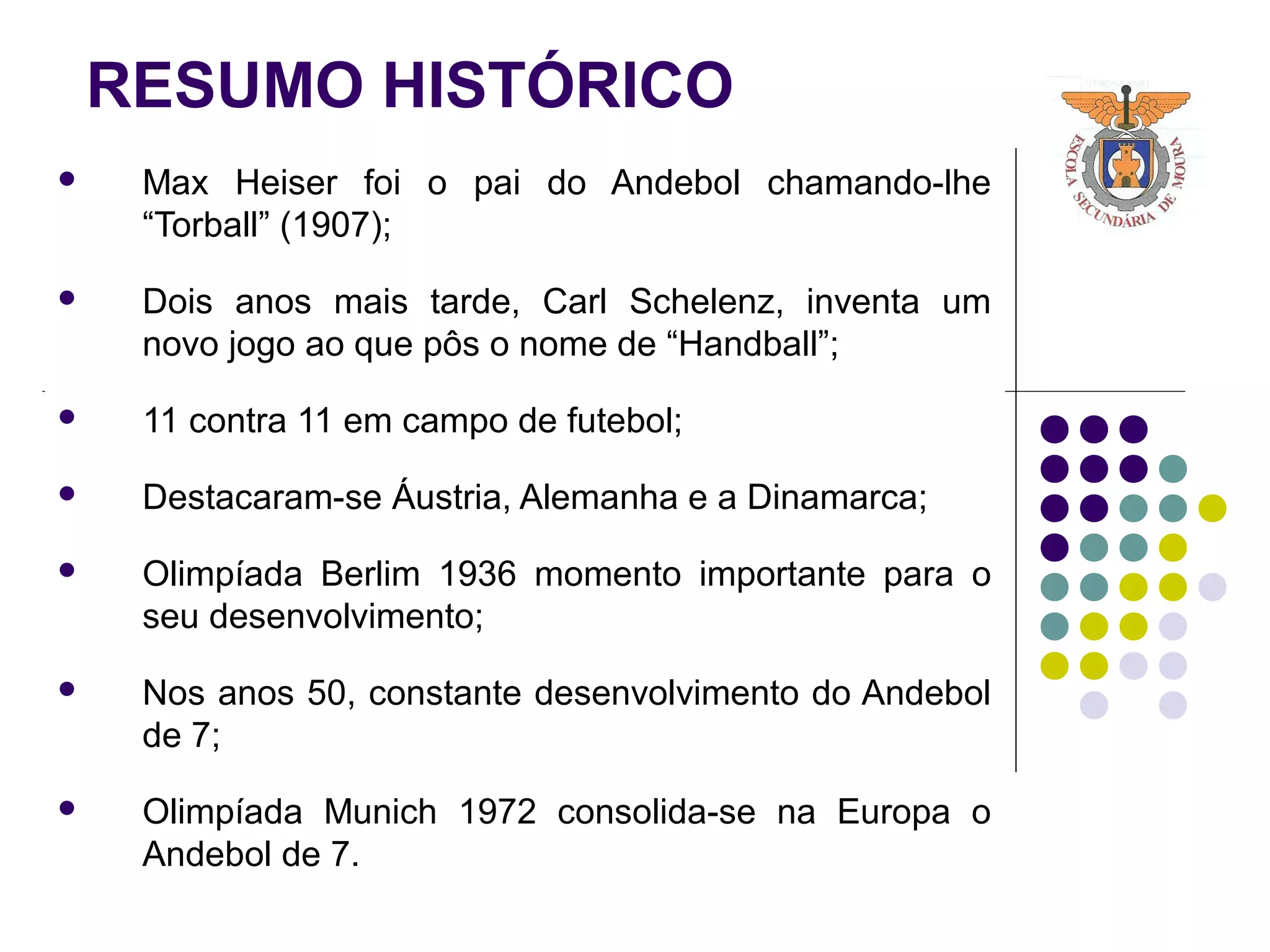 Andebol a 32_slides | PPT