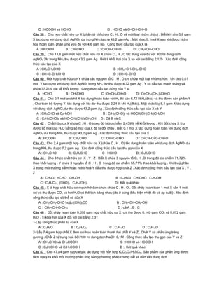 Andehit xeton - axit cacboxylic | PDF | Free Download