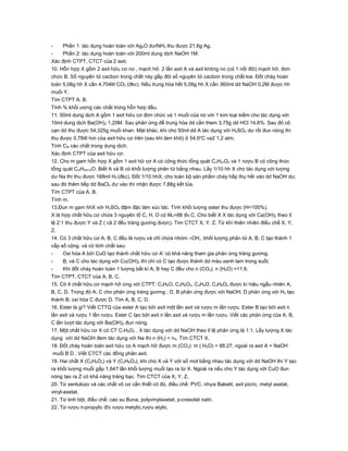 Andehit xeton - axit cacboxylic | PDF | Free Download