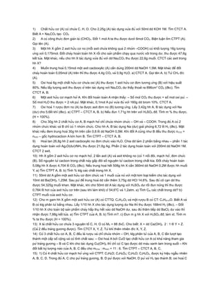 Andehit xeton - axit cacboxylic | PDF | Free Download