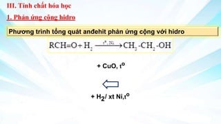 Bài trình chiếu andehit | PPTX