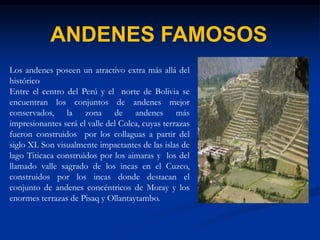 Andenes y acueductos | PPTX