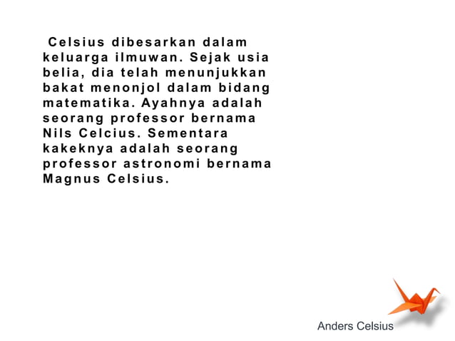 Anders Celsius (presentation) | PPT
