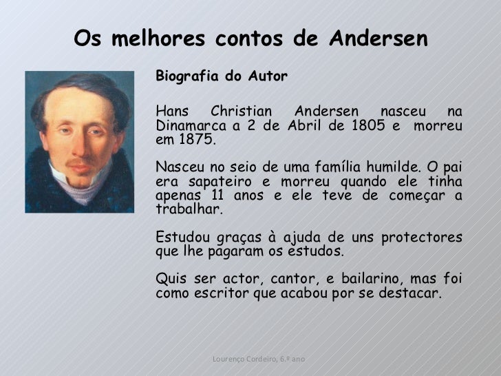 Biografia Hans Christian Andersen - abstractor