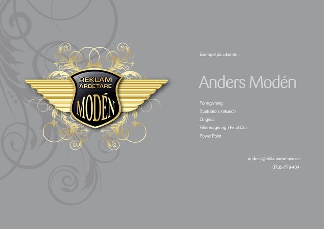 Anders Moden Portfolio November 2009 | PPT