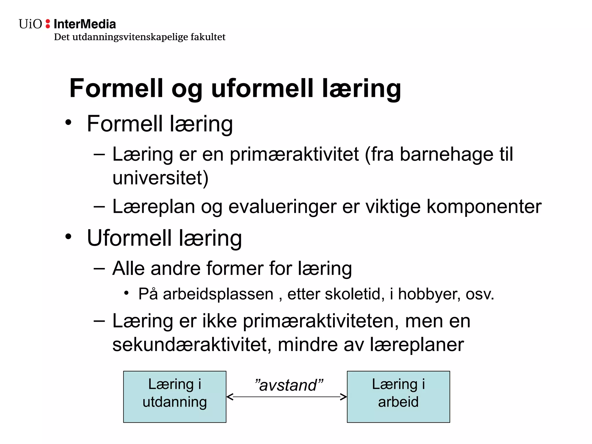 Anders Mørch, UiO | PPT