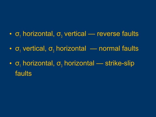 Anderson s-theory-of-faulting (1) | PPT | Geography | Science