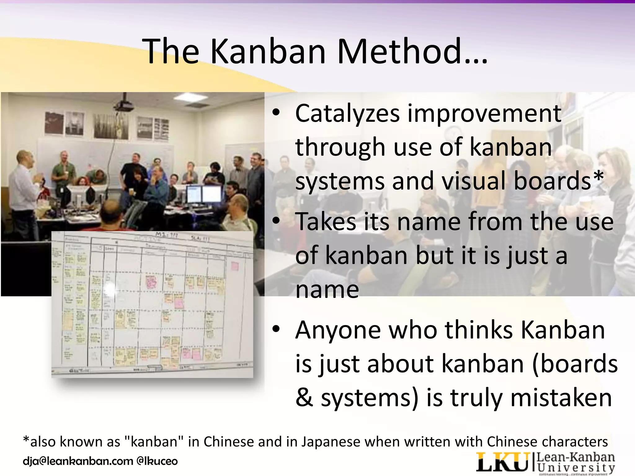 Key Note - Modern Management Methods - Kanban Evolutionary Management | PPT Key Note - Modern Management Methods - Kanban Evolutionary Management | PPT