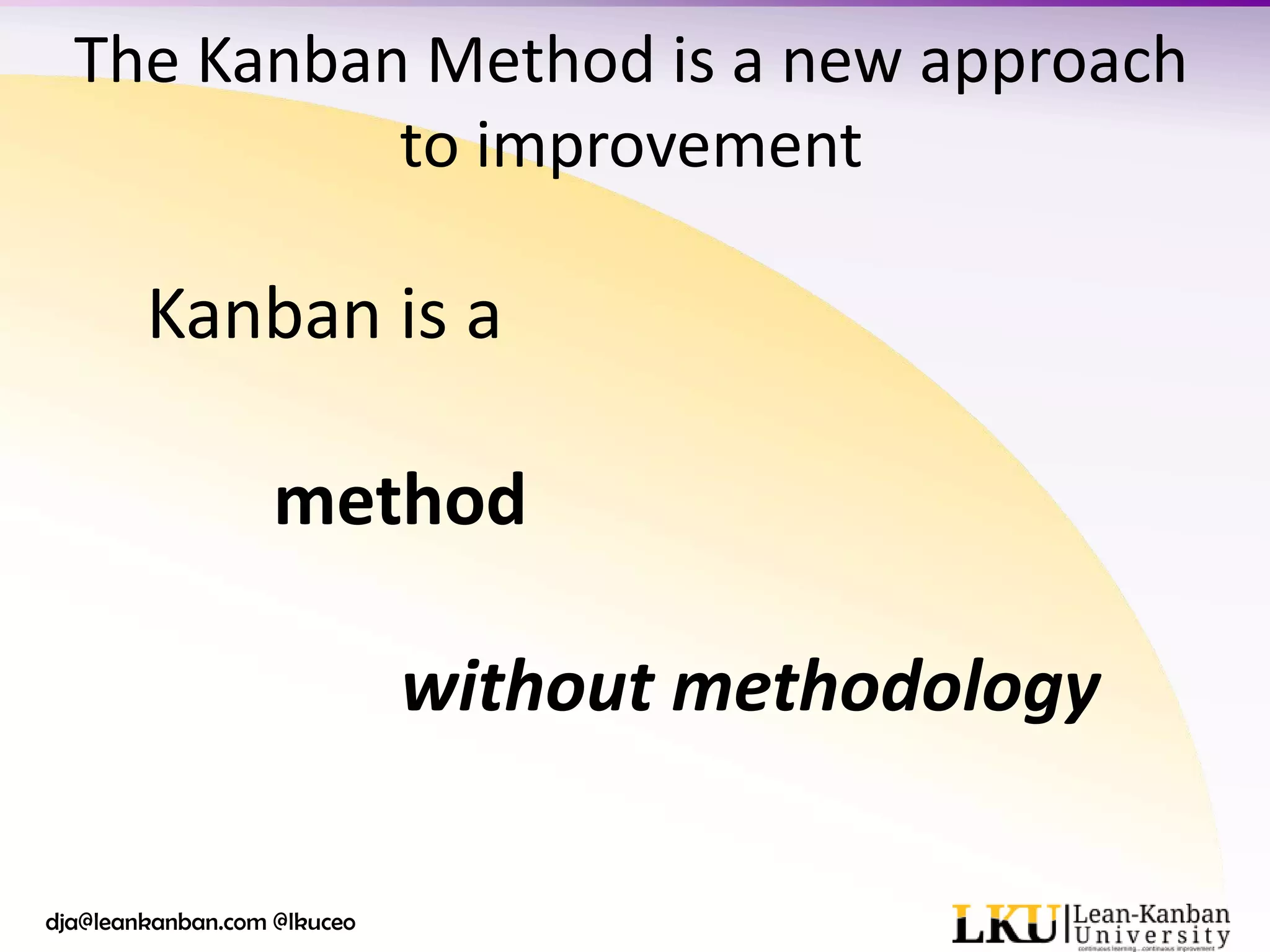 Key Note - Modern Management Methods - Kanban Evolutionary Management | PPT Key Note - Modern Management Methods - Kanban Evolutionary Management | PPT