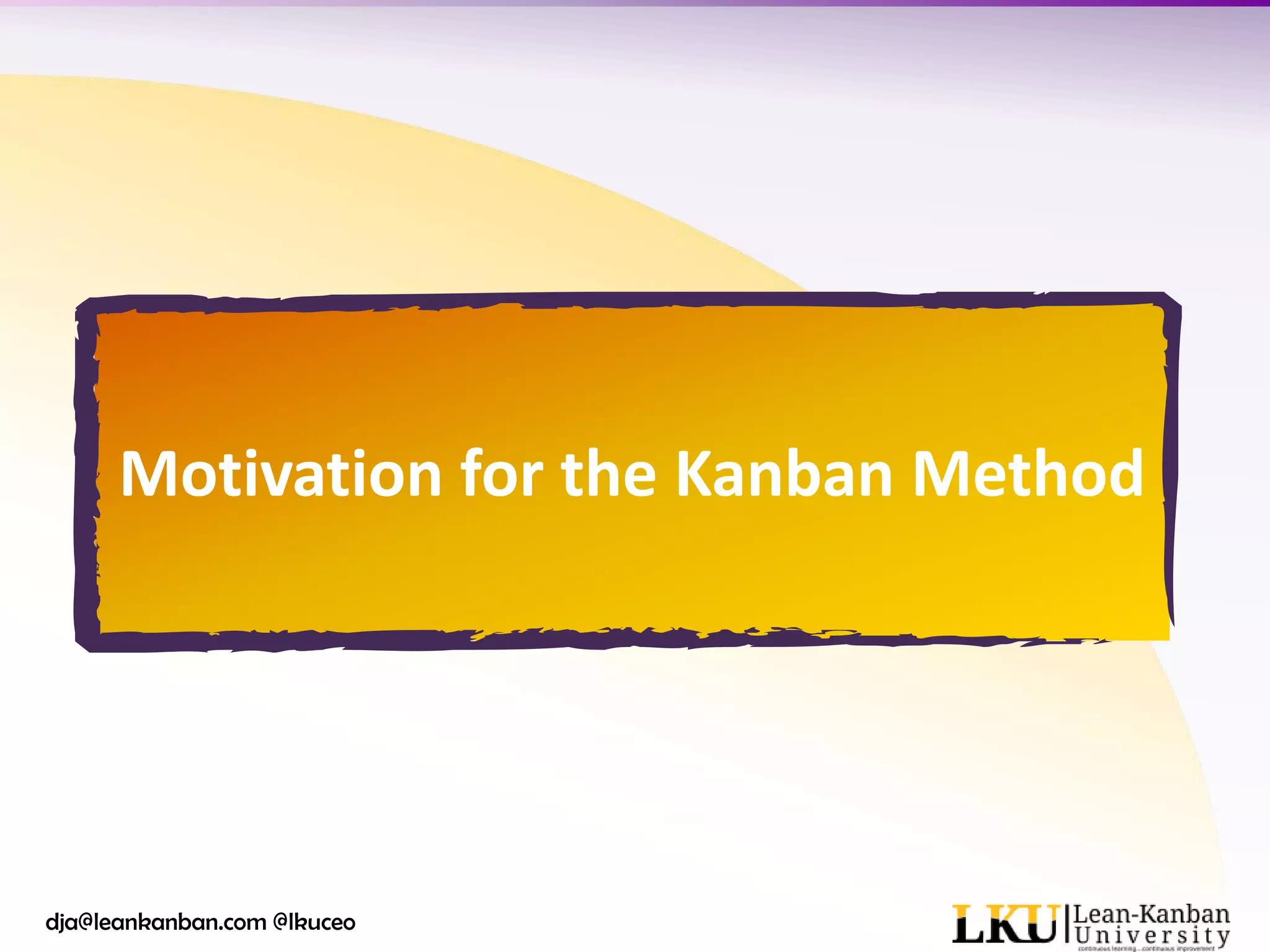 Key Note - Modern Management Methods - Kanban Evolutionary Management | PPT Key Note - Modern Management Methods - Kanban Evolutionary Management | PPT