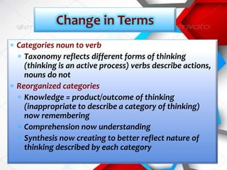 Anderson taxonomy | PPTX