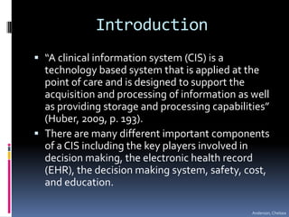 Team 7 Group Project: Evaluation of CIS | PPTX