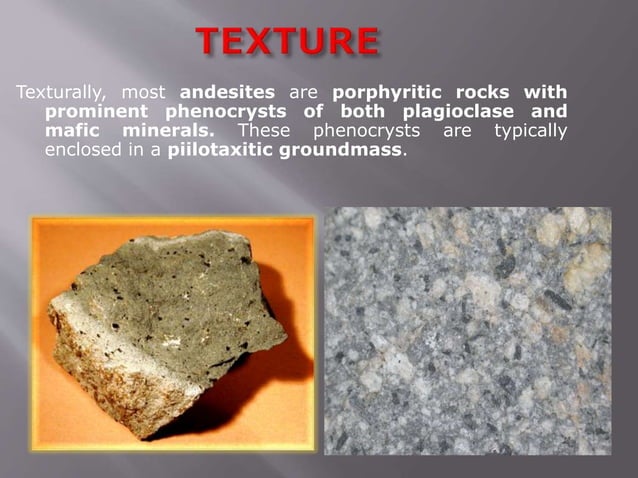 Andesite | PPTX | Geology | Science