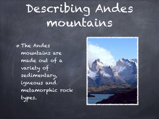 Andes mountains | PDF