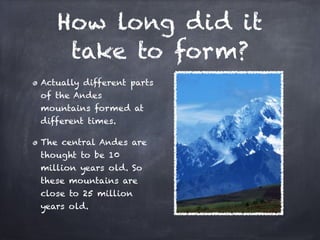 Andes mountains | PDF