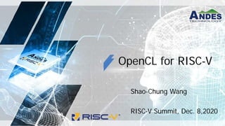 Andes open cl for RISC-V | PDF