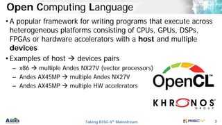 Andes open cl for RISC-V | PDF