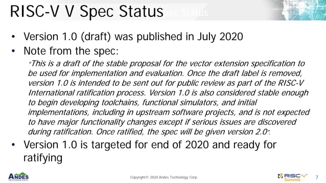 Andes RISC-V vector extension demystified-tutorial | PDF | Programming Languages | Computing