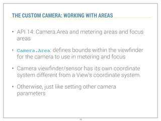 Building a Custom Camera Application in Android | PPT