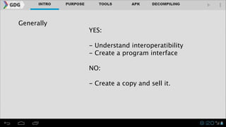 AnDevCon: Android Reverse Engineering | PPT