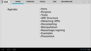 AnDevCon: Android Reverse Engineering | PPT