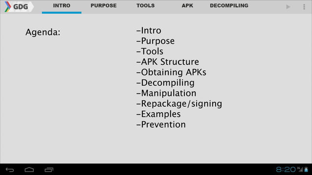 AnDevCon: Android Reverse Engineering | PPT