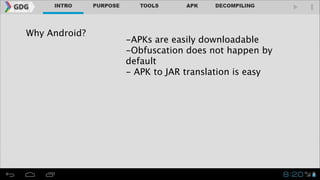 AnDevCon: Android Reverse Engineering | PPT