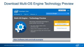 Multi-OS Engine Technology Overview | PPT