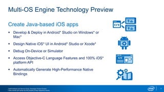 Multi-OS Engine Technology Overview | PPT