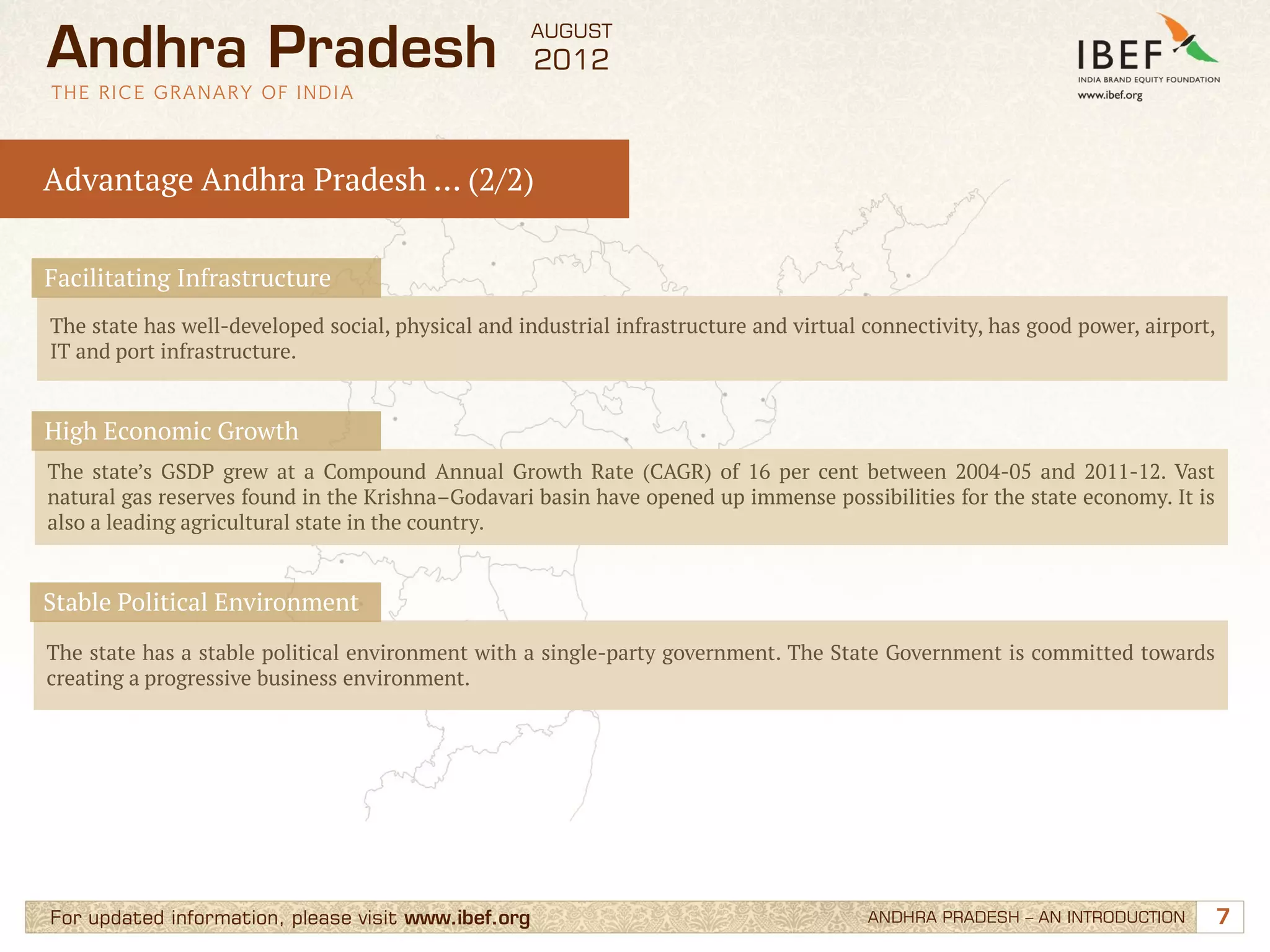 Infrastructure in Andhra Pradesh, Industries in Andhra Pradesh, GSDP | PDF