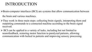 Brain machine interface | PPTX