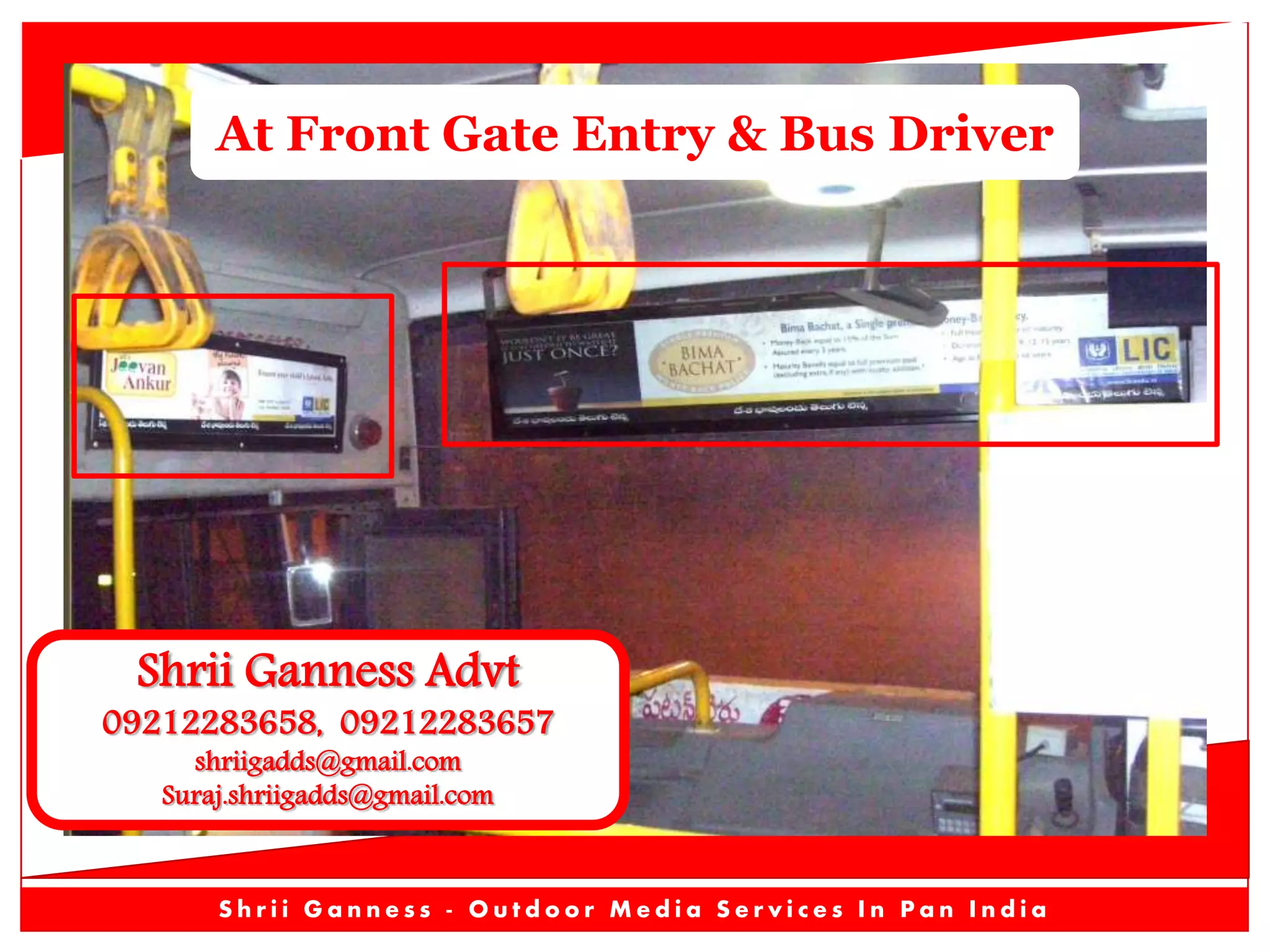 Andhra pradesh Transit Bus Buses Advertising Advertisement Branding - Shrii ganness advt | PDF