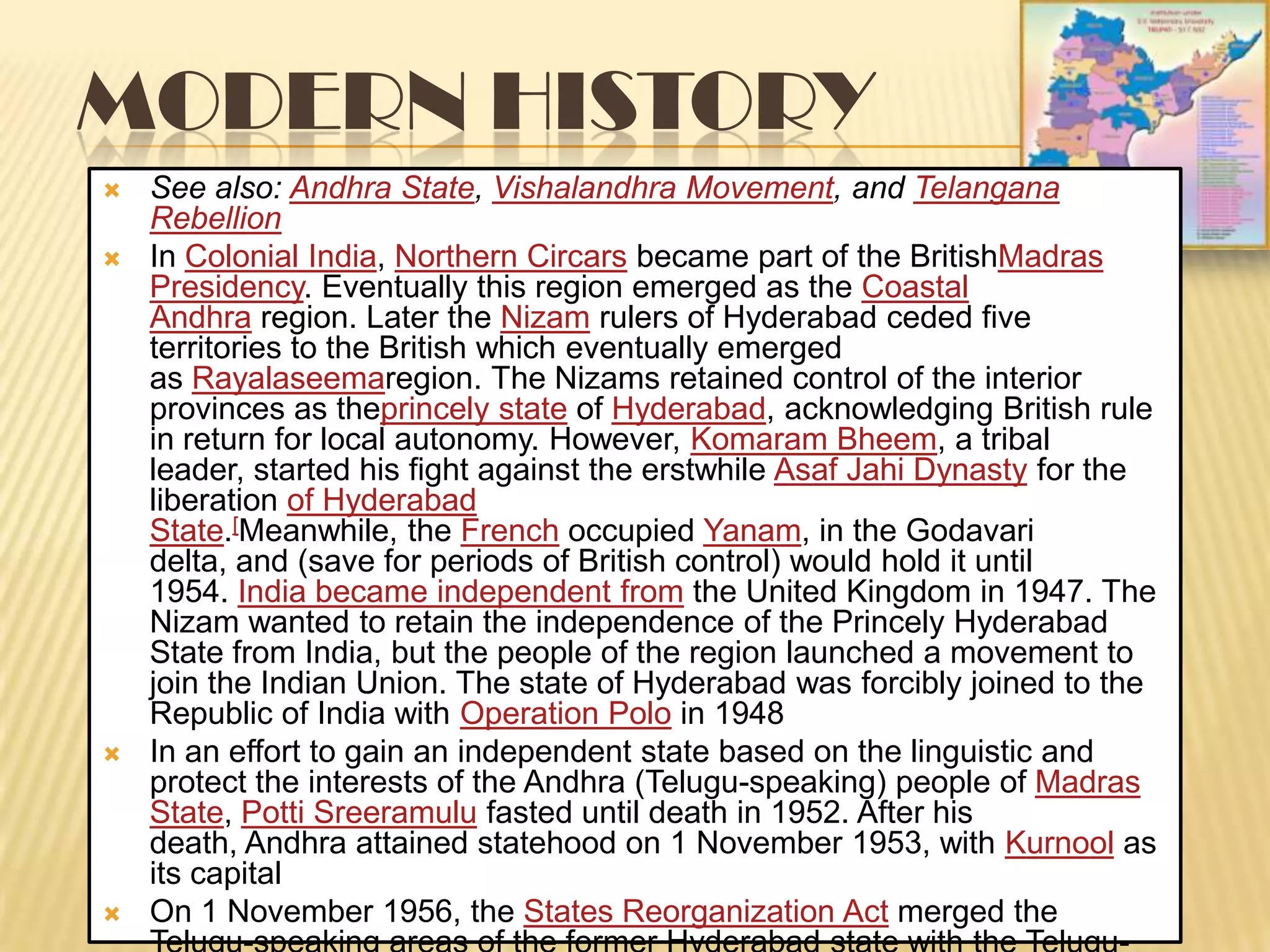 Andhra pradesh history | PPTX